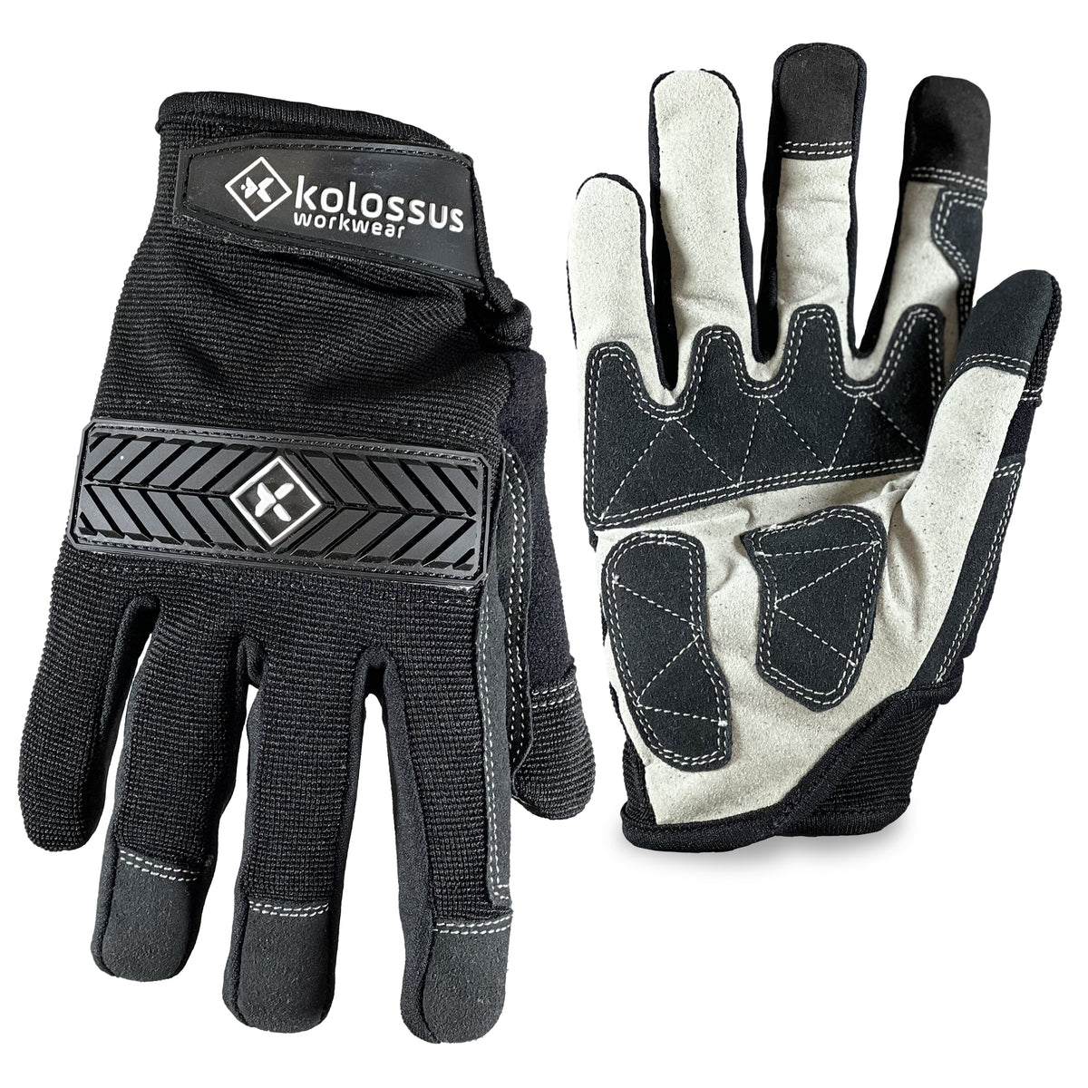 Kolossus work gloves, heavy duty, flex grip, and touch capable ...